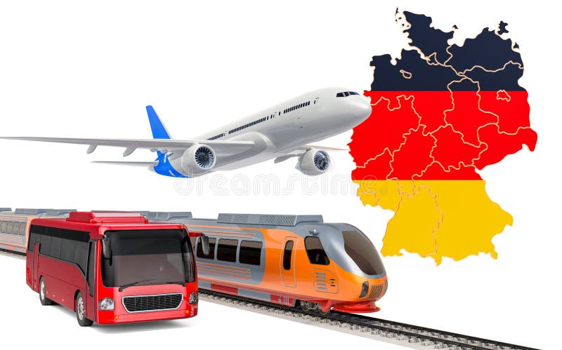 Passenger Transportation in Germany by Buses, Trains and Airplanes ...