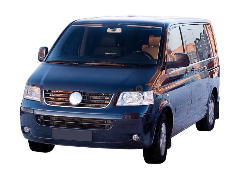 Passenger van isolated stock image. Image of transportation - 8294833