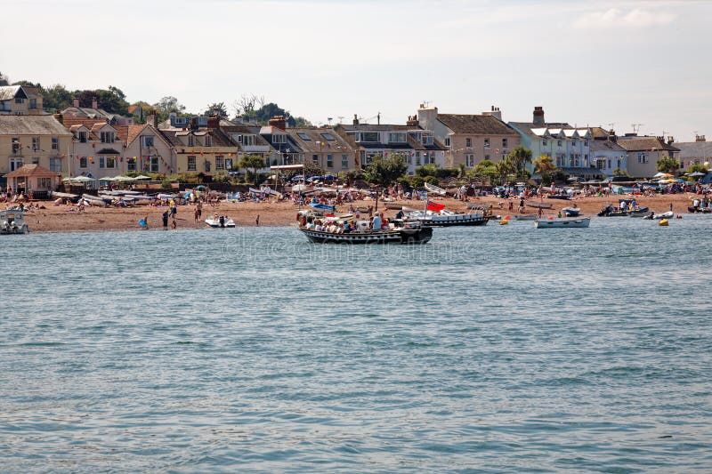 Passenger Ferry between Teignmouth and Shaldon Devon England Editorial ...