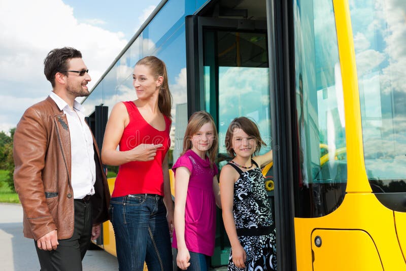 Passengers boarding a bus stock image. Image of transport - 22710619