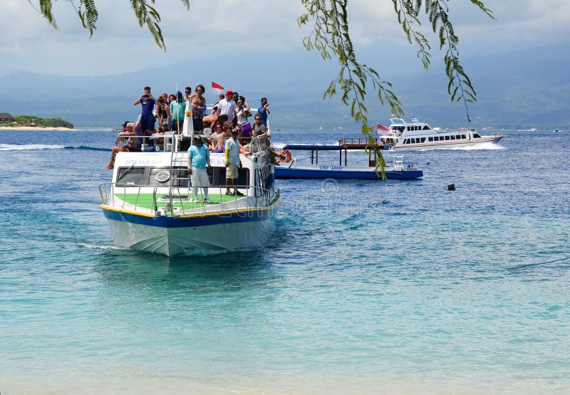 Passengers on the Ferry in Bali, Indonesia Editorial Stock Image ...