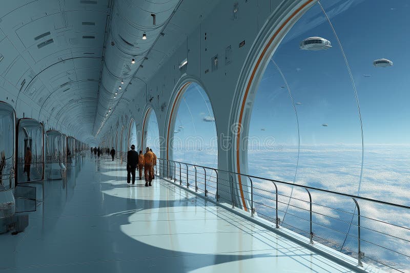 Orbital Space Elevator Terminal Stock Illustrations – 10 Orbital Space ...