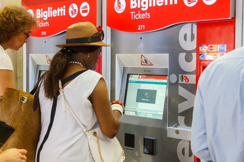 Passengers Purchasing Tickets Editorial Photo - Image of station ...