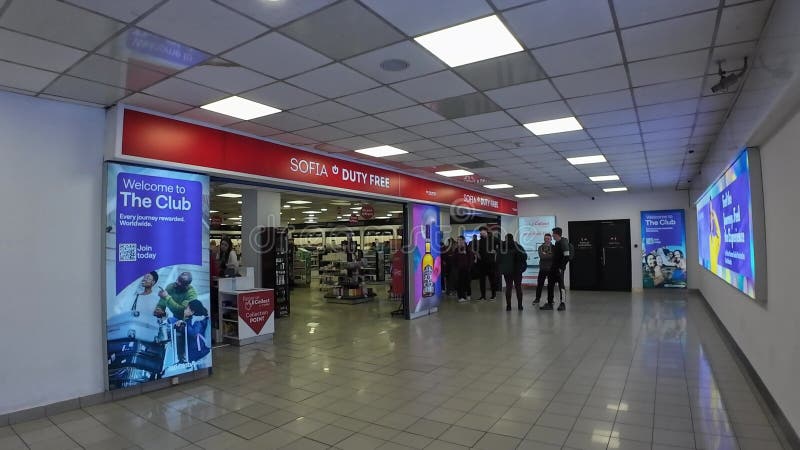 Passengers Standing at the Terminal 1 at Sofia Vasil Levski International Airport (SOF) Stock ...