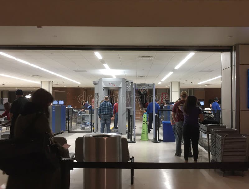 Security Check at Airport TX USA 2017 Editorial Stock Image - Image of ...