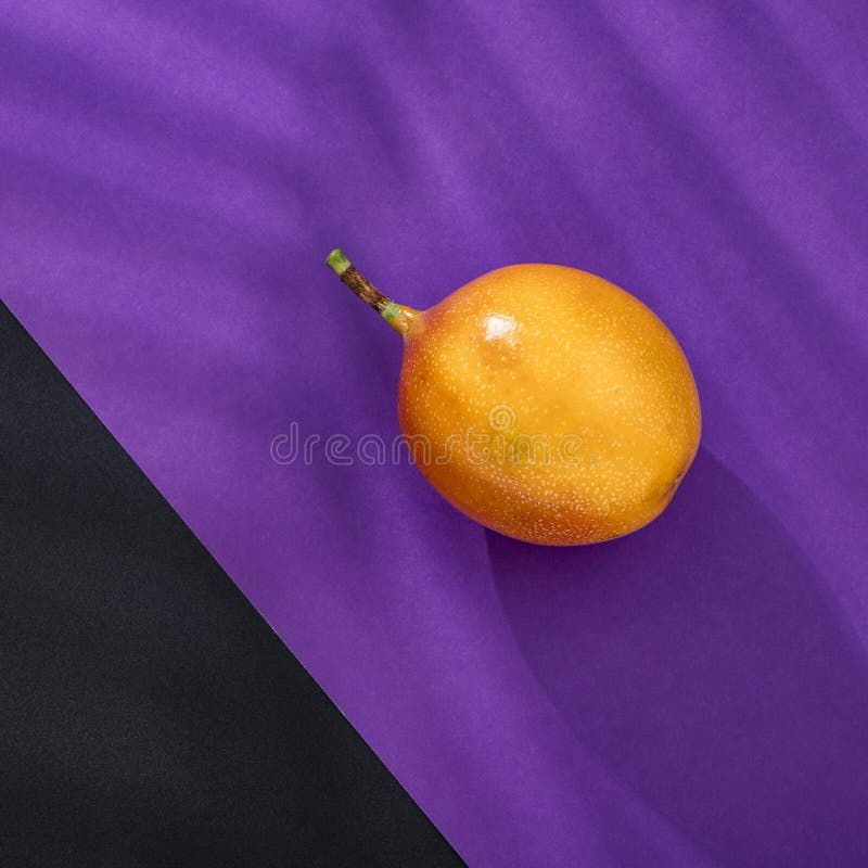 Passiflora Ligularis - Granadilla Tropical Organic Fruit Stock Image ...