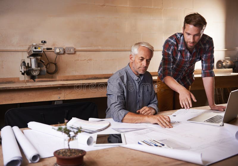 Passing Along All His Knowledge. Cropped Shot of a Father and Son ...