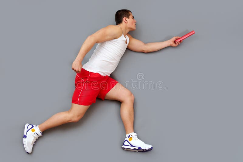 Passing the baton stock image. Image of athletics, hurry - 27379257