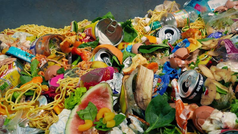 Large Pile of Trash Moving Shot Stock Footage - Video of rubbish, dump ...