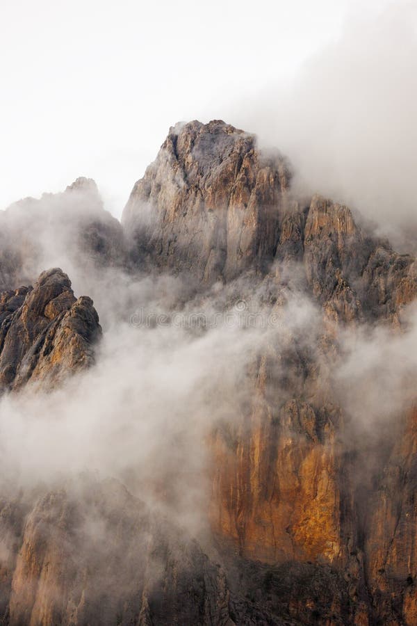 Passing Clouds Over a Landscape in Turkey with Snow Capped Mountains in ...