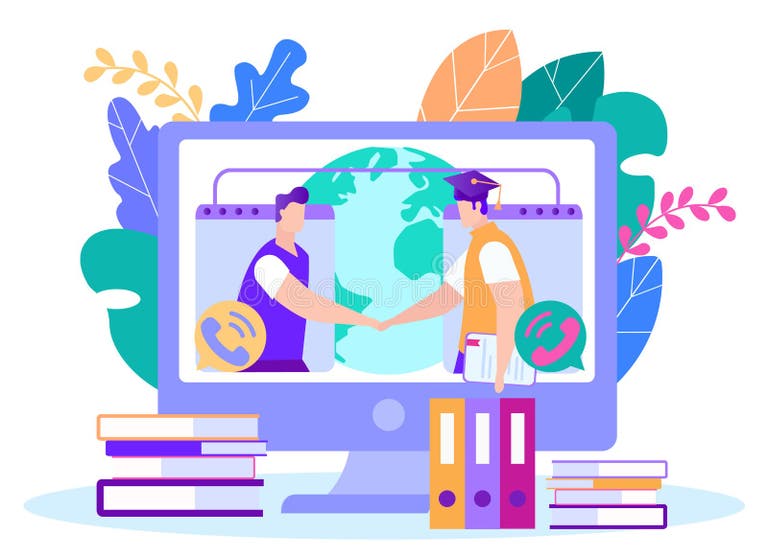 Student Viewing Photos Computer Stock Illustrations – 49 Student ...