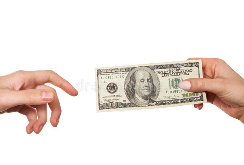 Passing money stock photo. Image of sales, isolated, money - 5180322