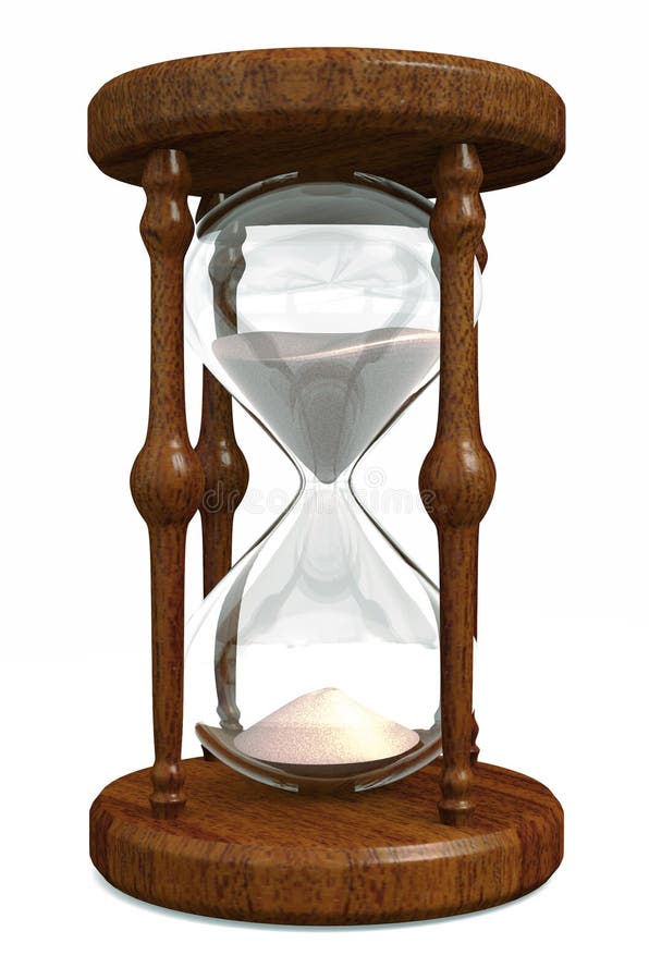 Hourglass stock photo. Image of cloud, idea, time, glass - 5437964