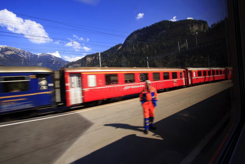 Passing Train stock image. Image of railroad, motion, locomotive - 2429997