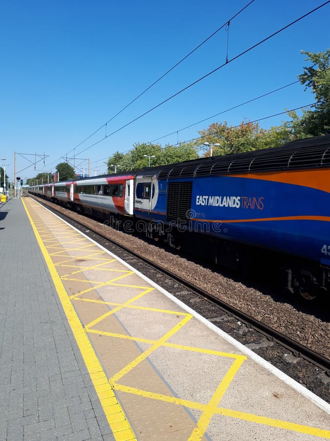 Passing Train editorial image. Image of train, platform - 125164650