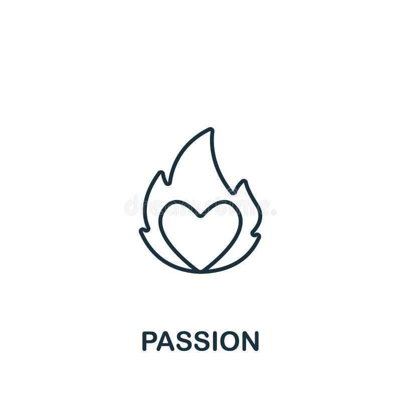 Passion Icon. Monochrome Simple Icon for Templates, Web Design and ... Passion Icon. Monochrome Simple Icon for Templates, Web Design and ...