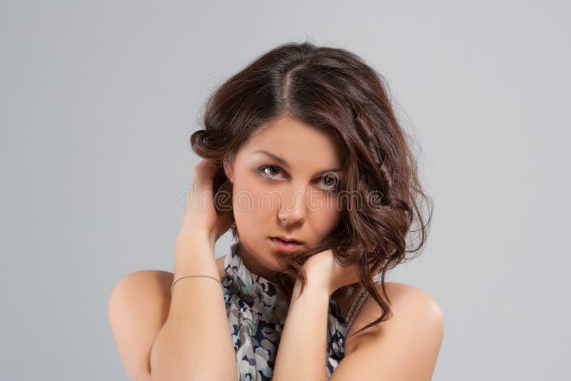 Hairstyles Woman Over 25 Years Old Stock Photos - Free & Royalty-Free ...