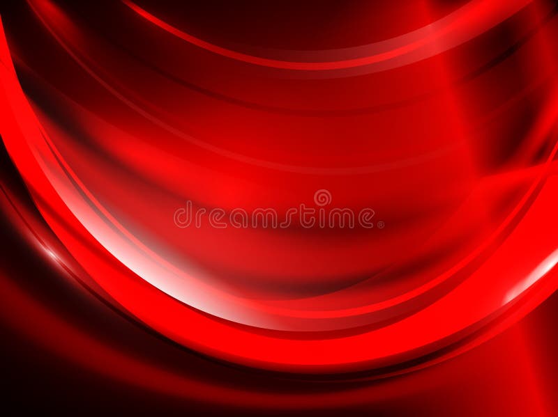 Red abstract background stock vector. Illustration of flowing - 12412927