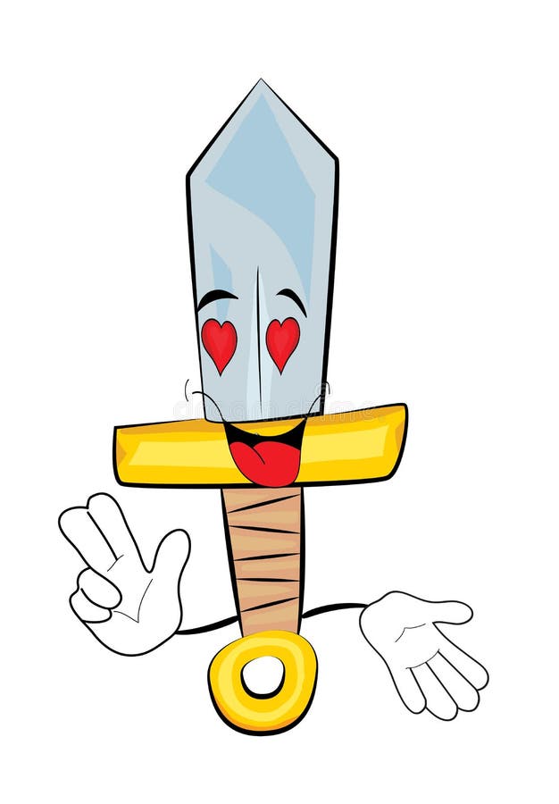 Passionate Dagger Girl Cartoon Stock Illustrations – 1 Passionate ...