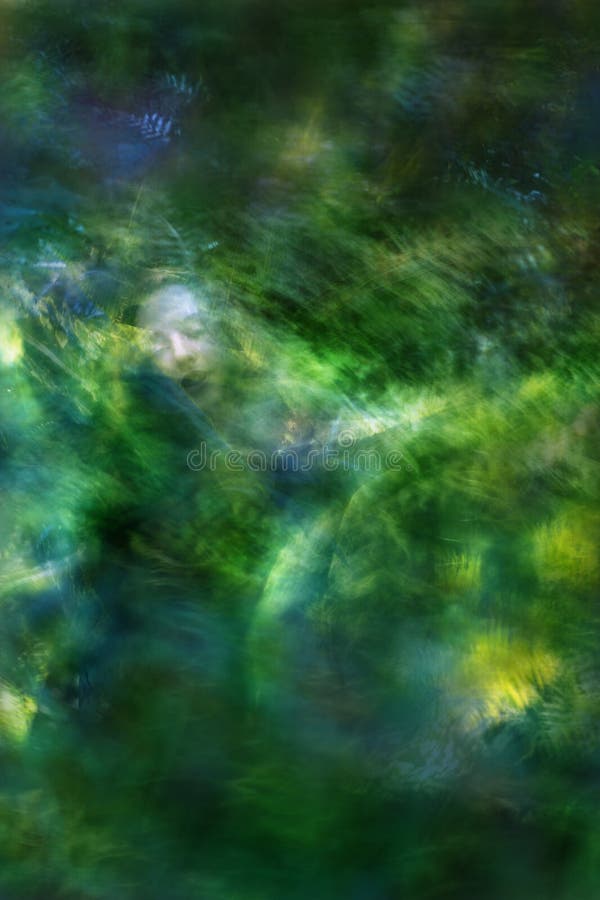 Passionate Dancer in Fern Light Stock Photo - Image of jungle, esoteric ...