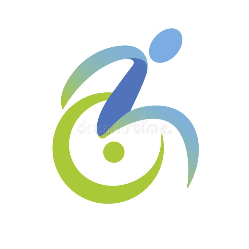 Passionate Disability People Support Logo. Wheel Chair Logo ...