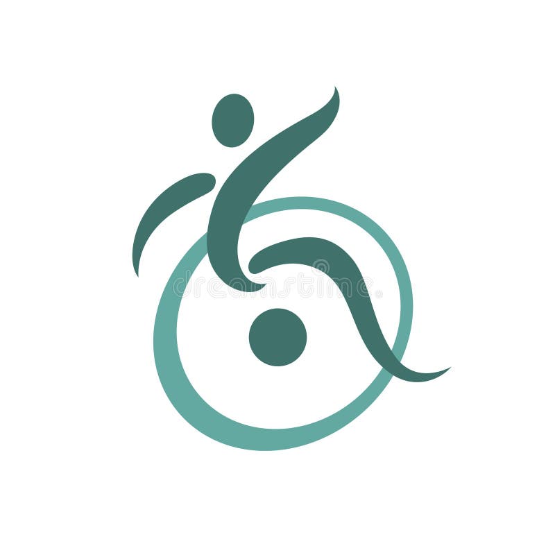 Passionate Disability People Support Logo. Wheel Chair Logo ...