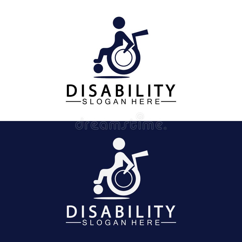 Passionate Disability People Support Logo. Wheel Chair Logo ...