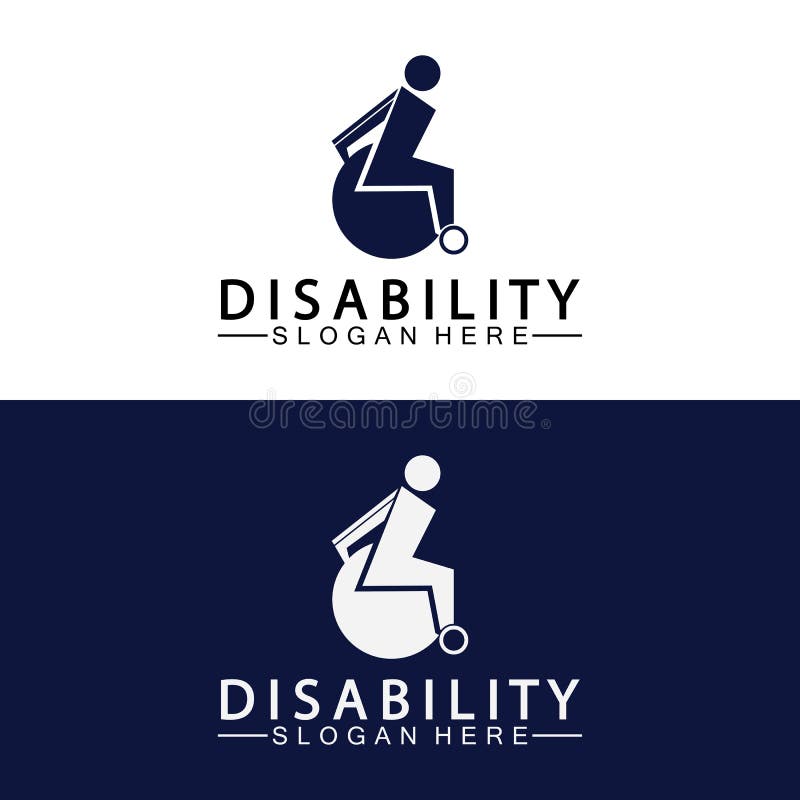 Passionate Disability People Support Logo. Wheel Chair Logo ...