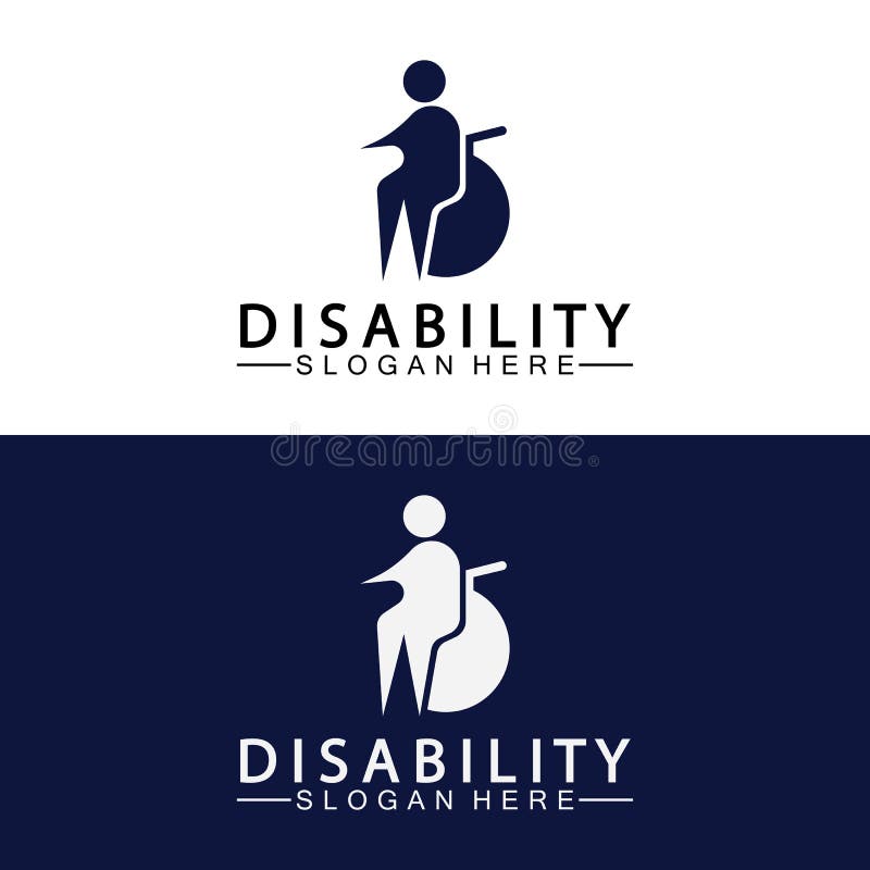 Passionate Disability People Support Logo. Wheel Chair Logo ...