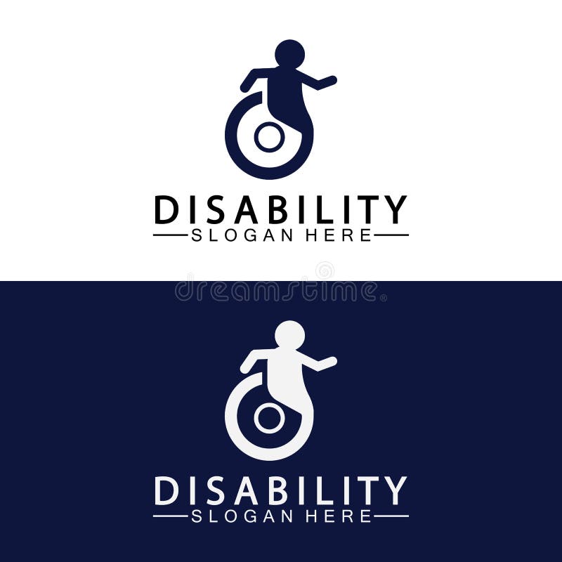 Passionate Disability People Support Logo. Wheel Chair Logo ...