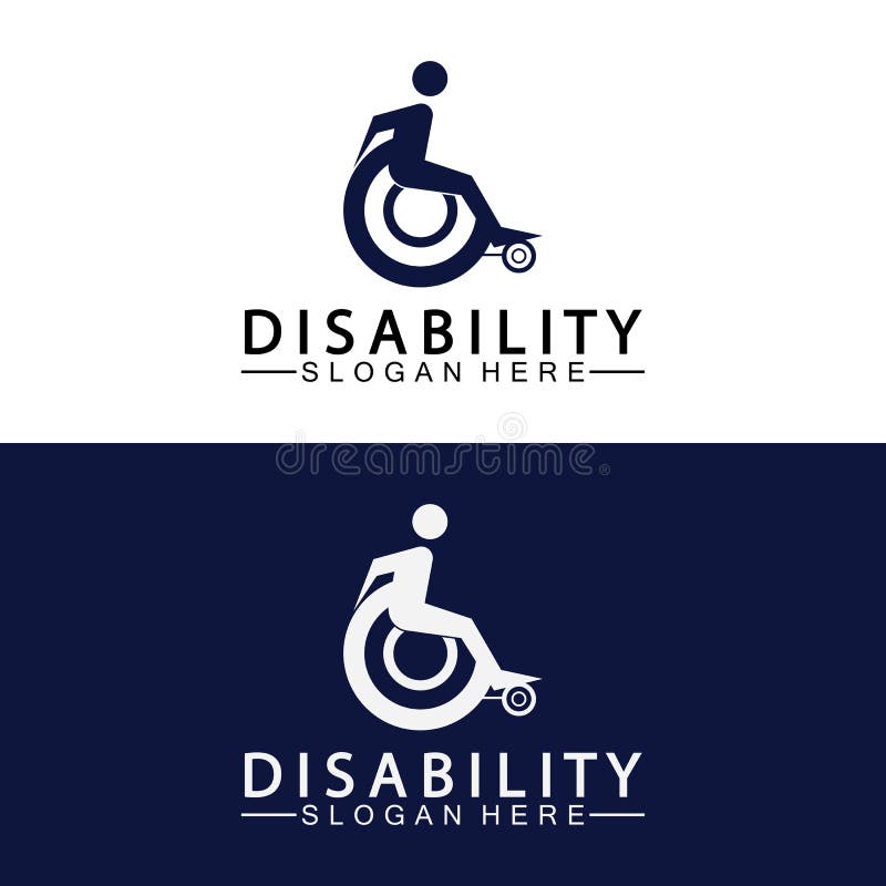 Passionate Disability People Support Logo. Wheel Chair Logo ...