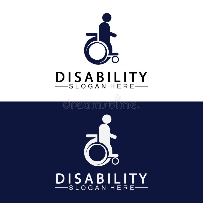 Passionate Disability People Support Logo. Wheel Chair Logo ...