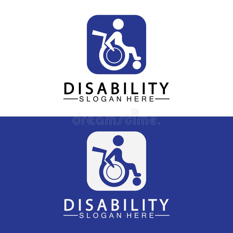 Passionate Disability People Support Logo. Wheel Chair Logo ...