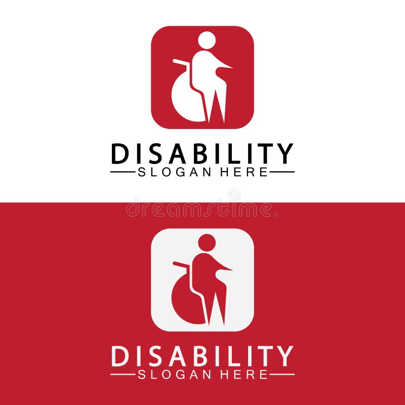 Passionate Disability People Support Logo. Wheel Chair Logo ...