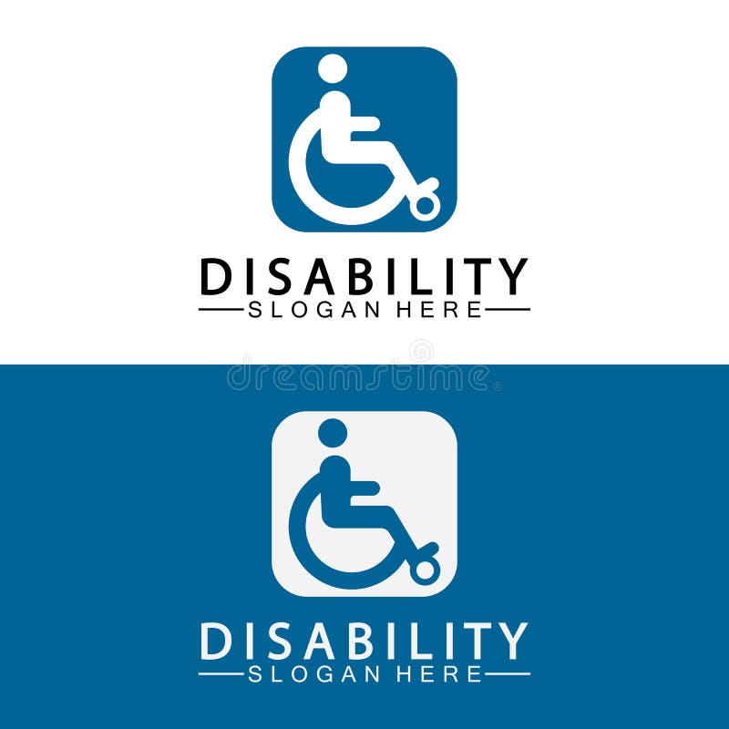 Passionate Disability People Support Logo. Wheel Chair Logo ...