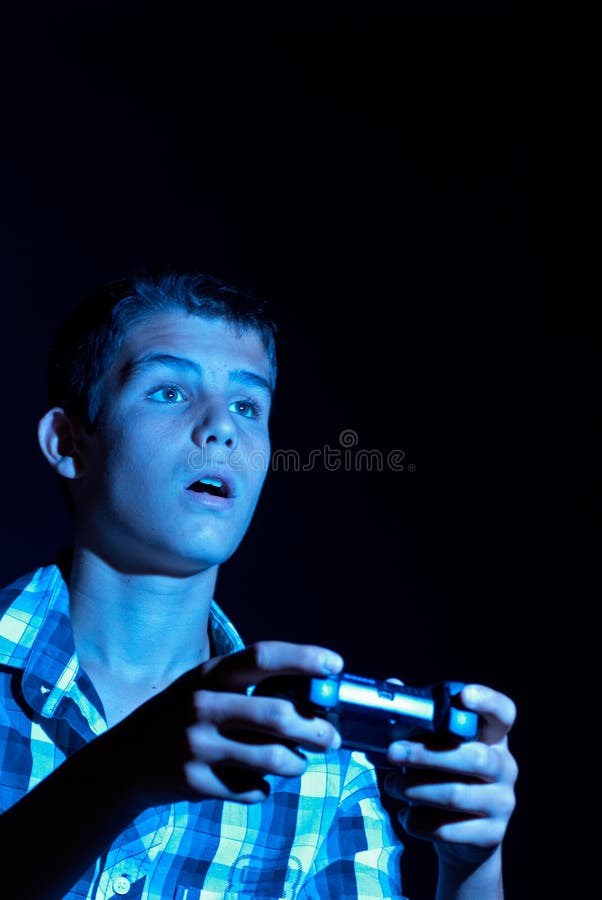 Average gamer wins! stock photo. Image of bald, console - 4027060