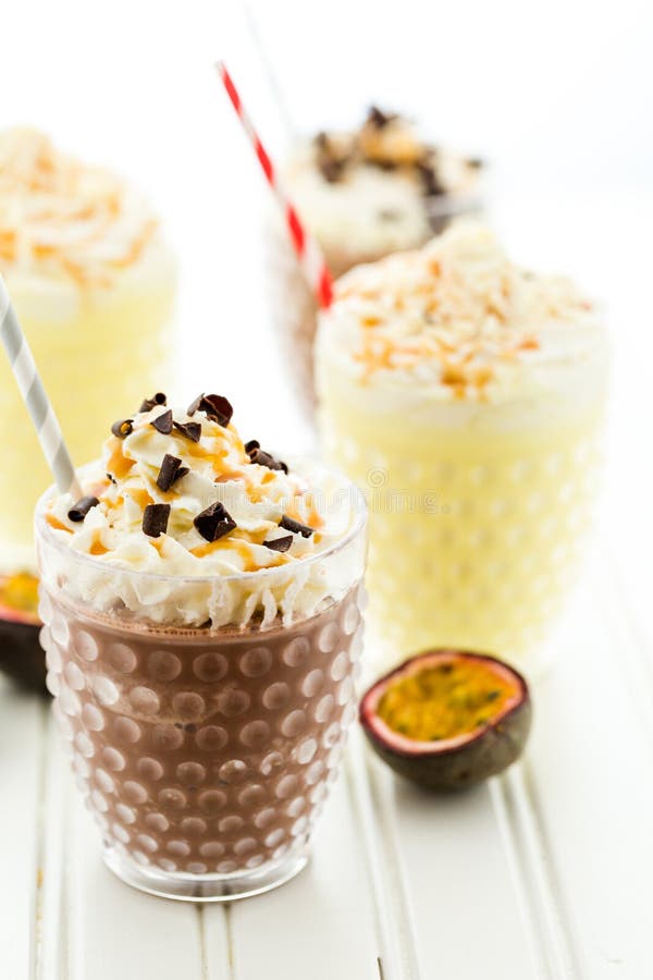 Passionfruit Bliss Cold Drink Stock Photo - Image of natural, edulis ...