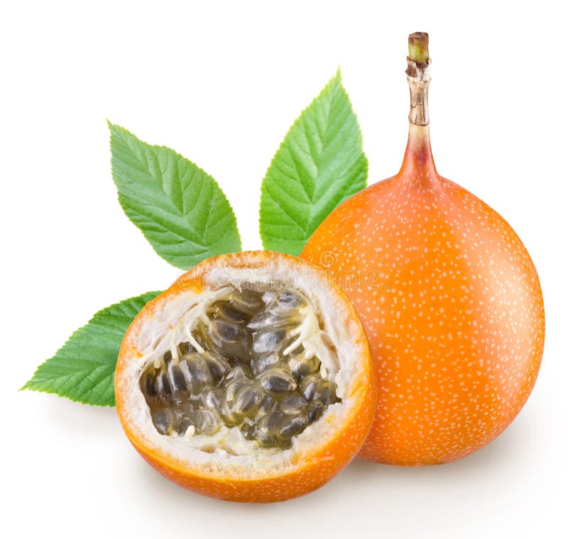 Passionsfrucht stockbild. Bild von grün, getrennt, wedel - 9633155