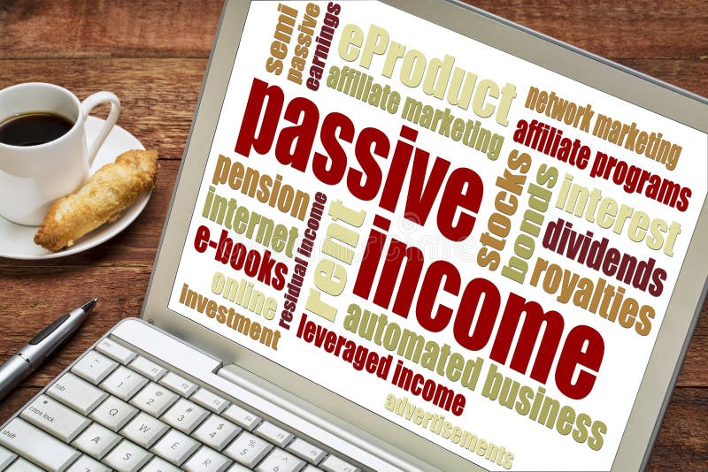 Passive income concept stock photo. Image of passive - 46392216