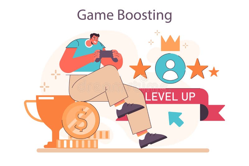 Passive Income in the Internet. Character Making Money on Game Stock ...