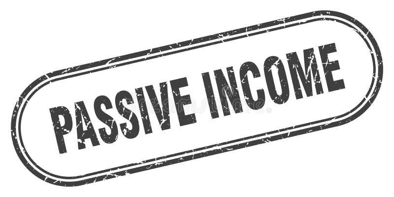Passive Income Round Ribbon Isolated Label. Passive Income Sign Stock ...