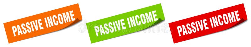 Passive Income Badge Stock Illustrations – 113 Passive Income Badge ...
