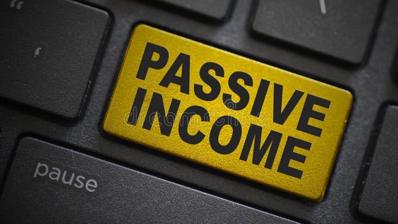 Passive Income Text Button on Keyboard Stock Image - Image of ...