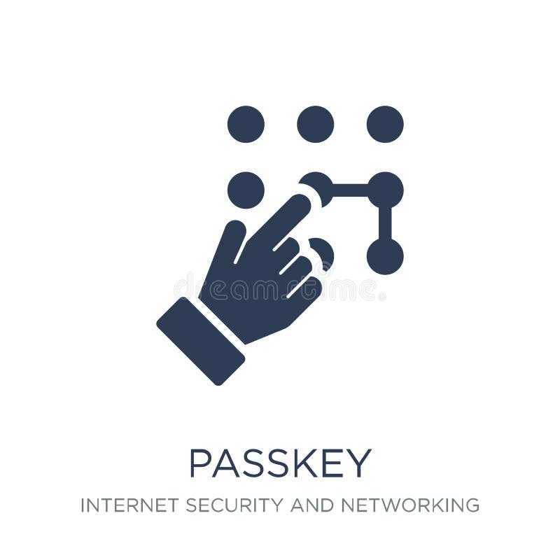 Passkey Icon. Trendy Passkey Logo Concept on White Background Fr Stock ...
