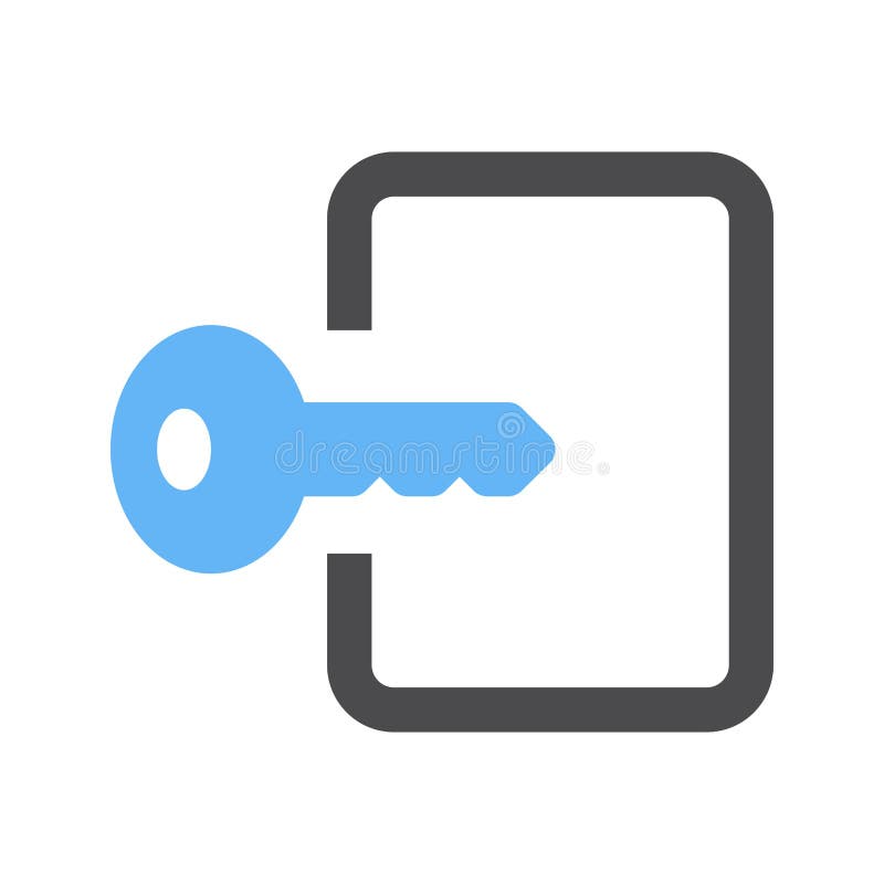 Passkey, start, sign stock vector. Illustration of design - 110989895