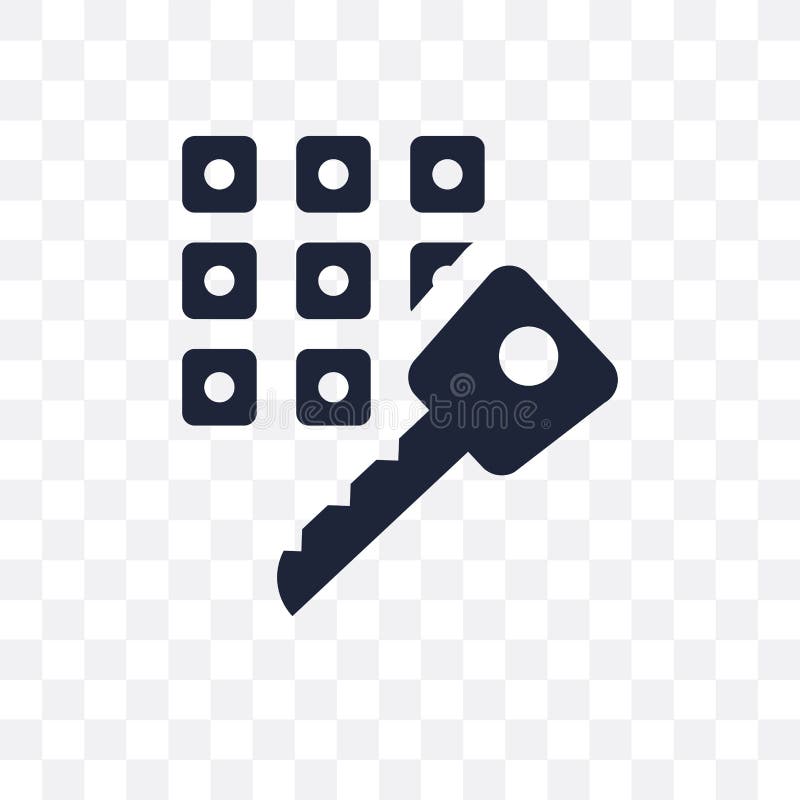Passkey Transparent Icon. Passkey Symbol Design from Internet Se Stock ...