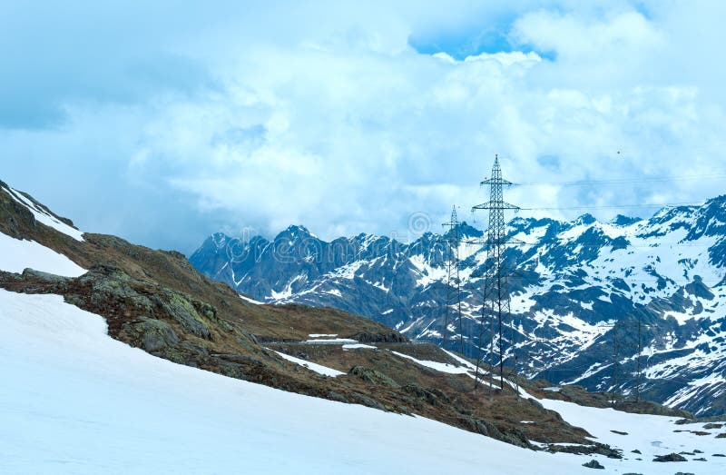 Passo Del San Gottardo Summer Landscape.(Switzerland). Stock Image ... Passo Del San Gottardo Summer Landscape.(Switzerland). Stock Image ...