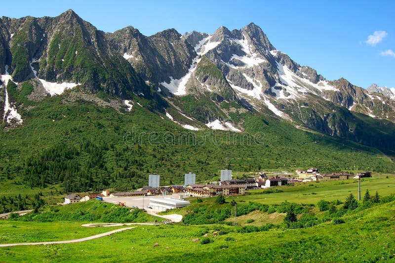 Passo Tonale-Italy stock photo. Image of high, forest - 12546490