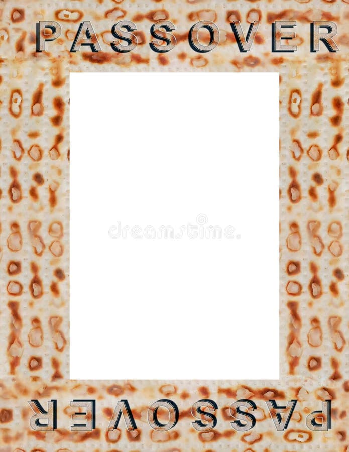 Passover Frame stock photo. Image of matza, border, matzo - 36018972