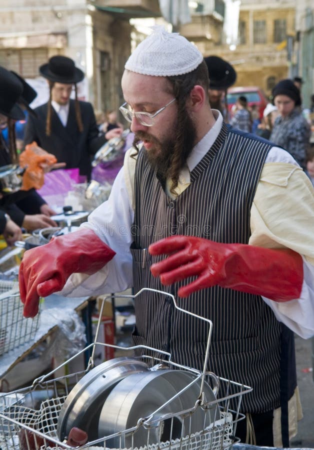 Passover preparation editorial stock photo. Image of haredi - 24224078